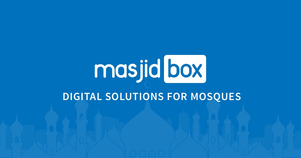 Digital solutions for mosques - Masjidbox