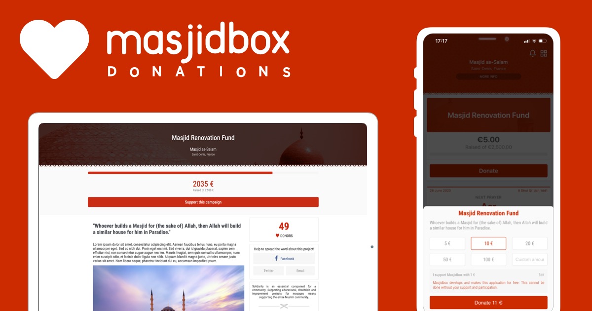 Start collecting donations for your mosque in 5 minutes for free ...